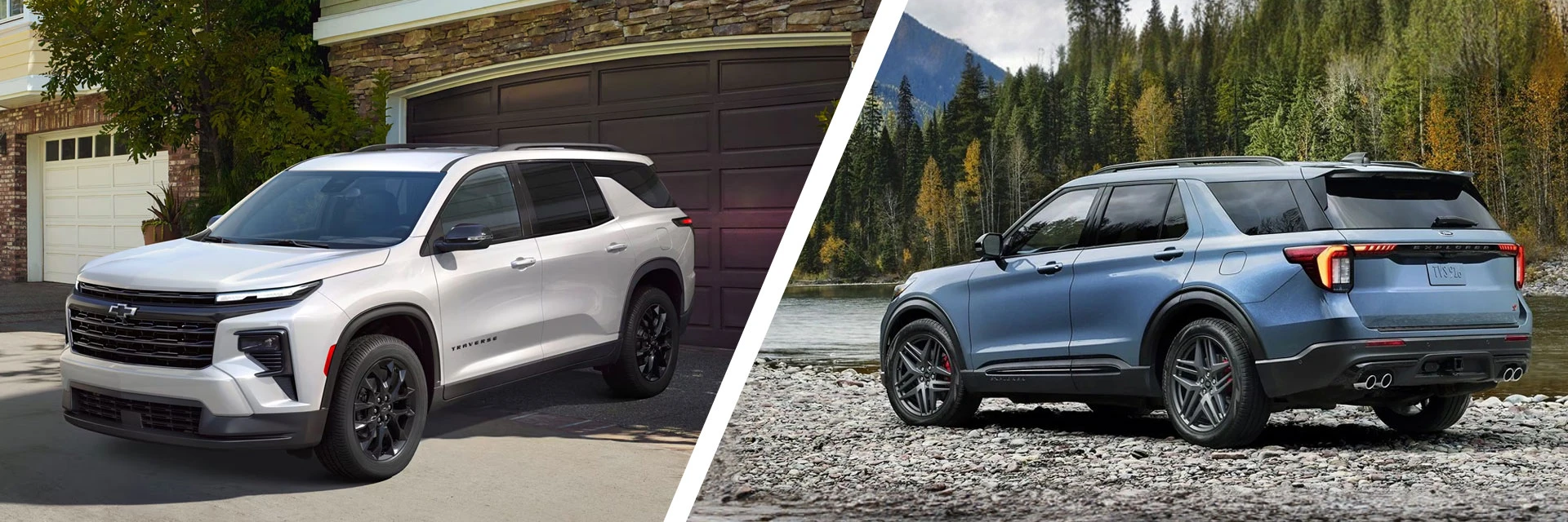 2025 Chevrolet Traverse vs. 2025 Ford Explorer | Hendrick Chevrolet Monroe