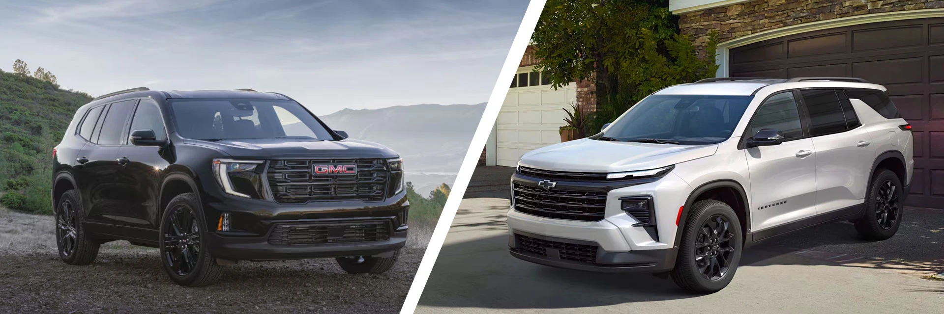2025 GMC Acadia vs 2025 Chevy Traverse: Comparison & Review